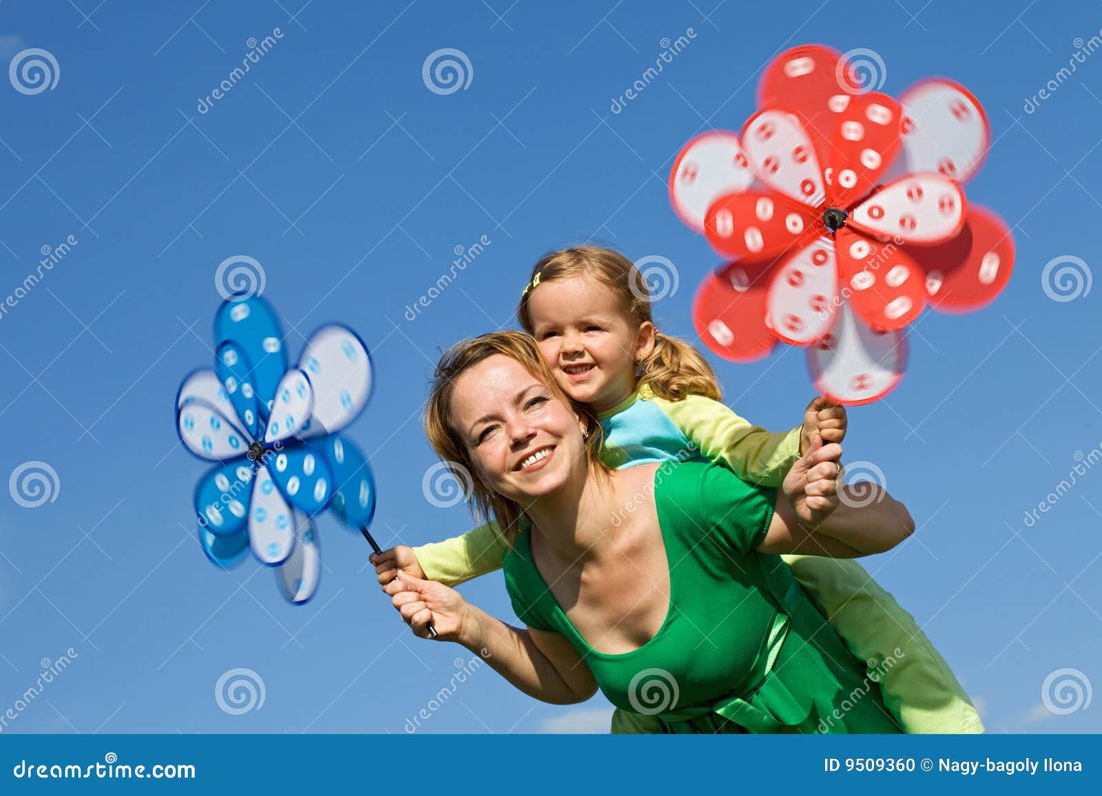 Fun with the Wind in Spring Stock Photo - Image of people, female: 9509360