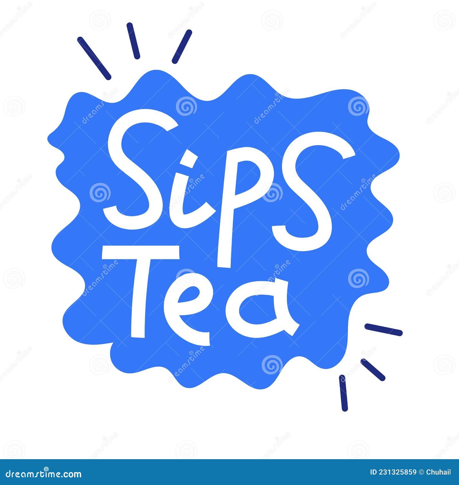 Fun Word Text Sticker Colorful Design Element. Stock Vector ...