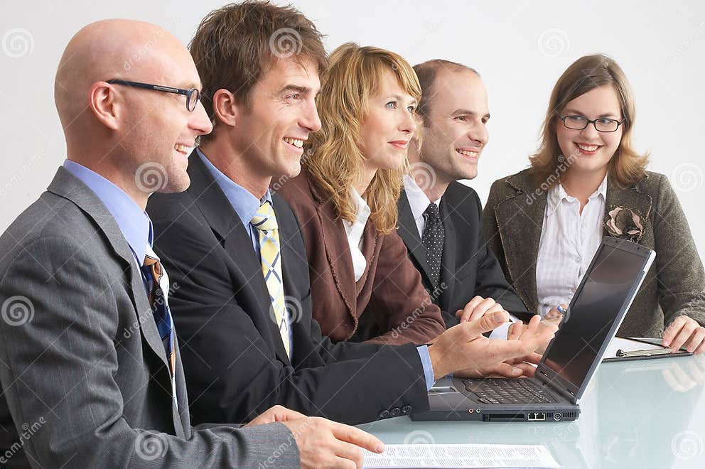 Fun work stock photo. Image of office, presentation, businesspeople ...