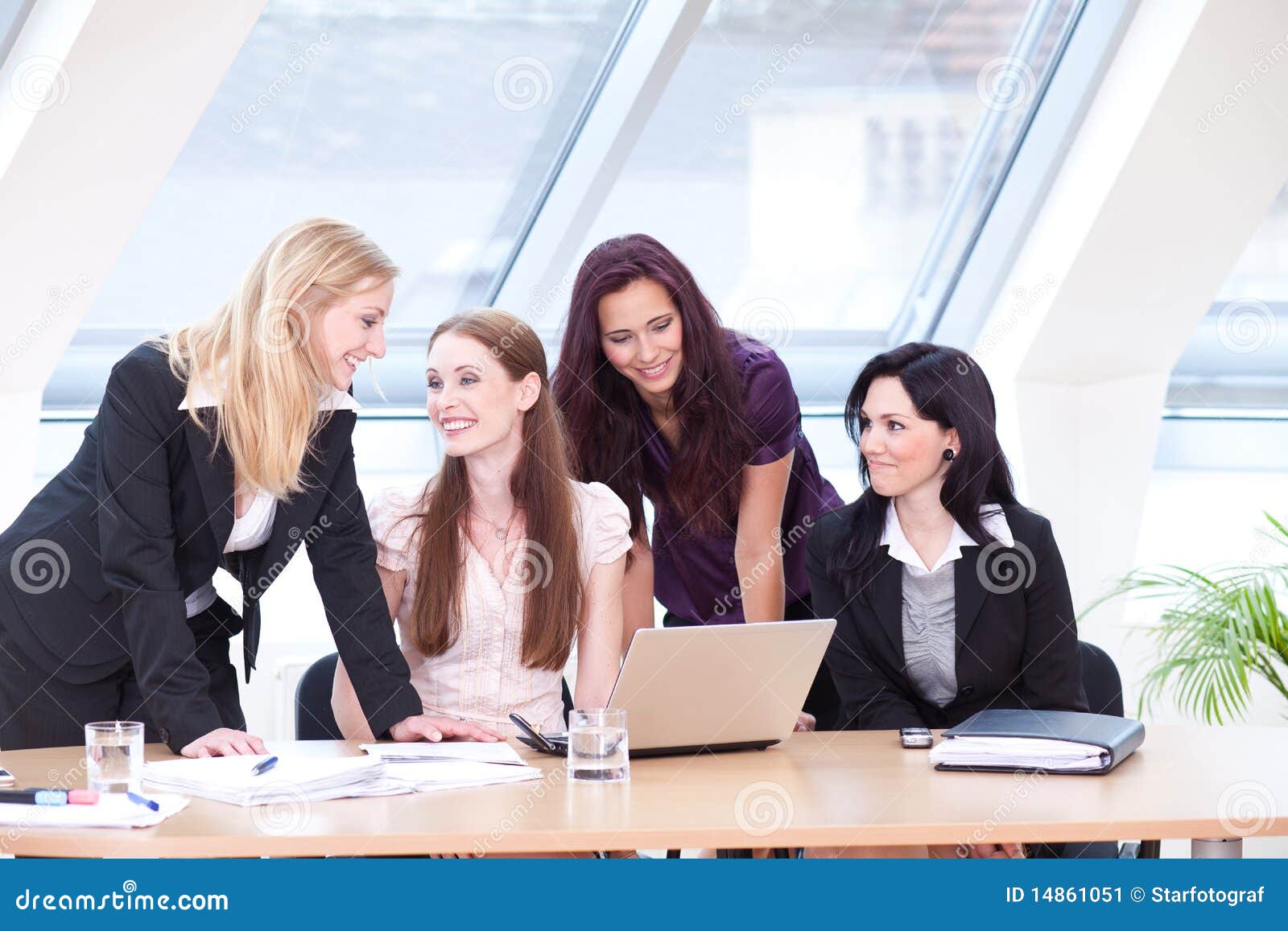 Fun at work break stock image. Image of assistant, looking - 14861051