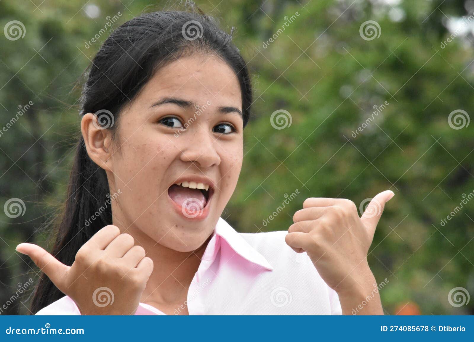 A Fun Young Asian Girl stock photo. Image of philippines - 274085678