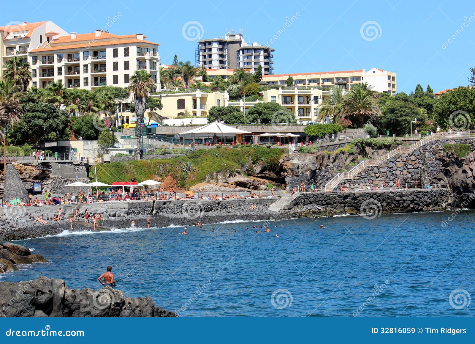 Hotel Resorts in Funchal, Madeira Editorial Stock Image - Image of ...