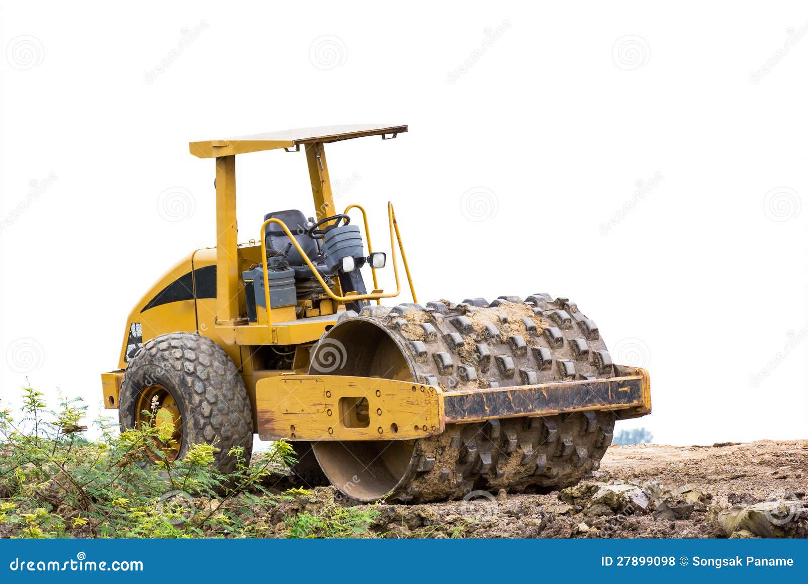 Funcionamento Do Steamroller Foto de Stock - Imagem de rolo, maquinaria ...