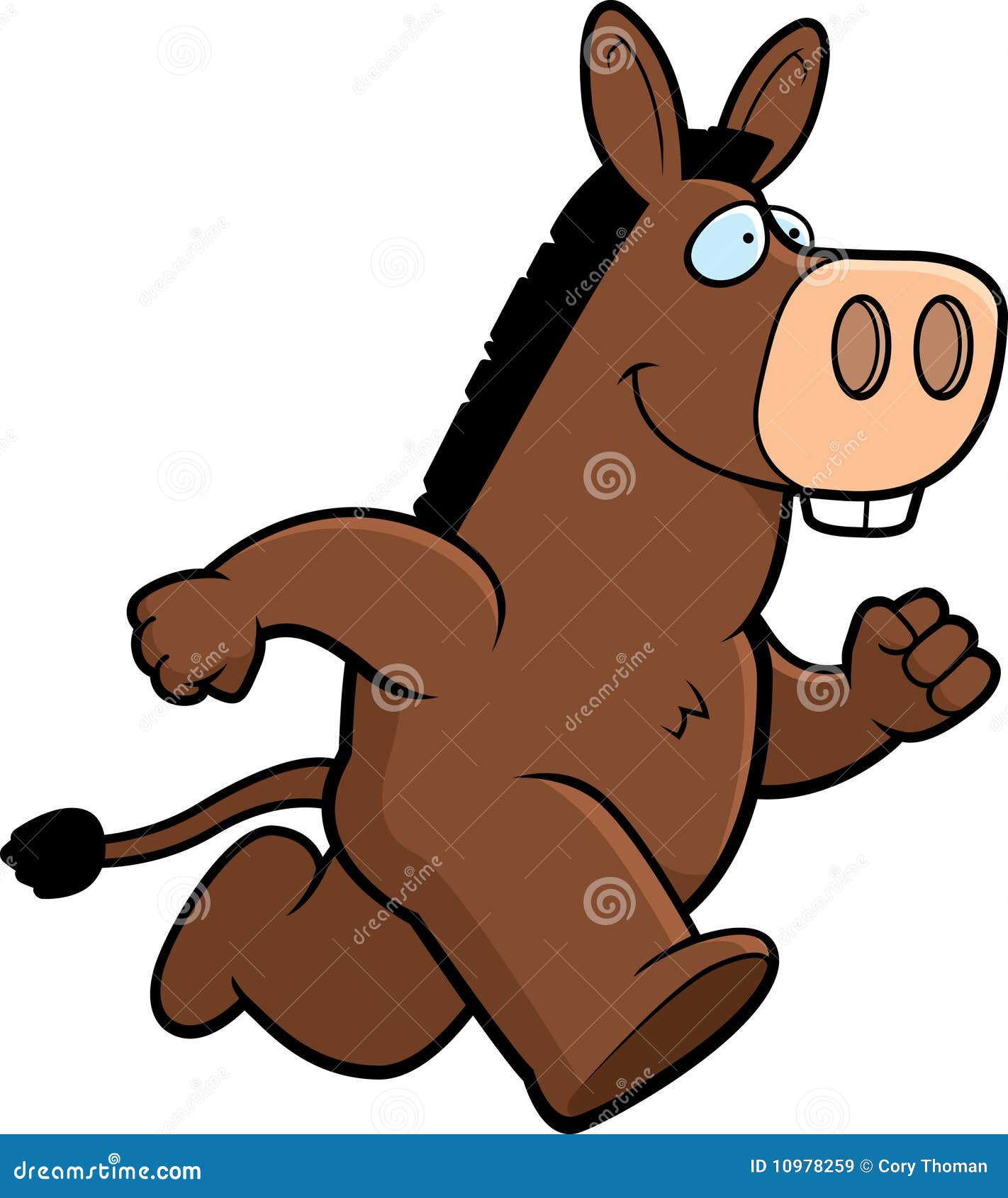 Funcionamiento del burro ilustración del vector. Ilustración de ...