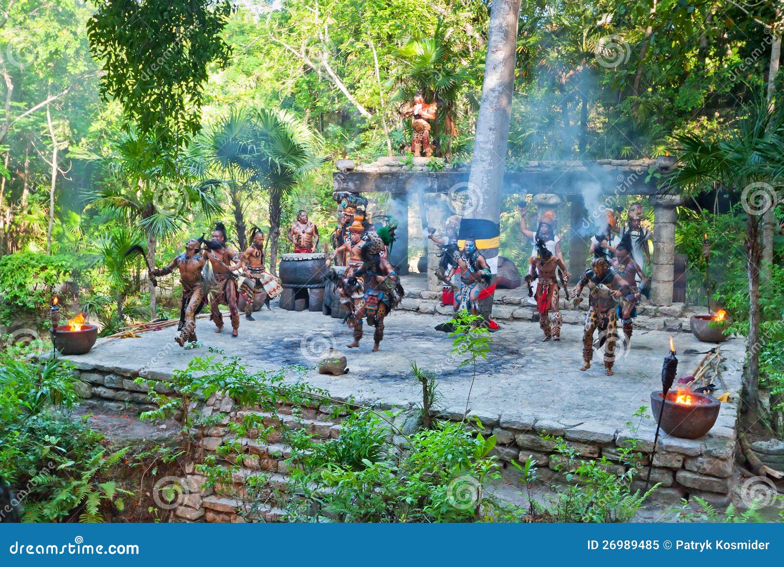 Funcionamiento Maya En La Selva De México Imagen editorial - Imagen de ...