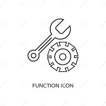 Function Icon Vector Isolated on White Background, Function Transparent ...