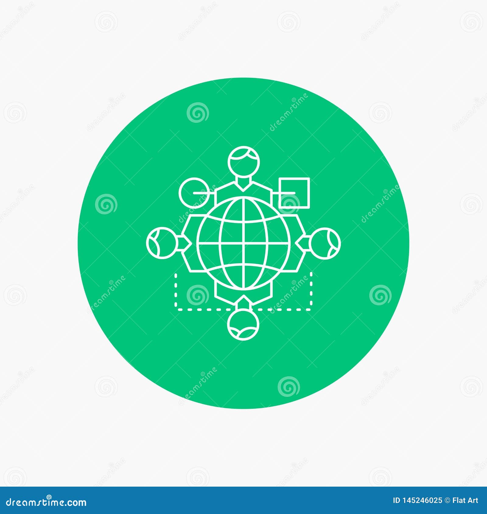 Function, Instruction, Logic, Operation, Meeting White Line Icon in ...