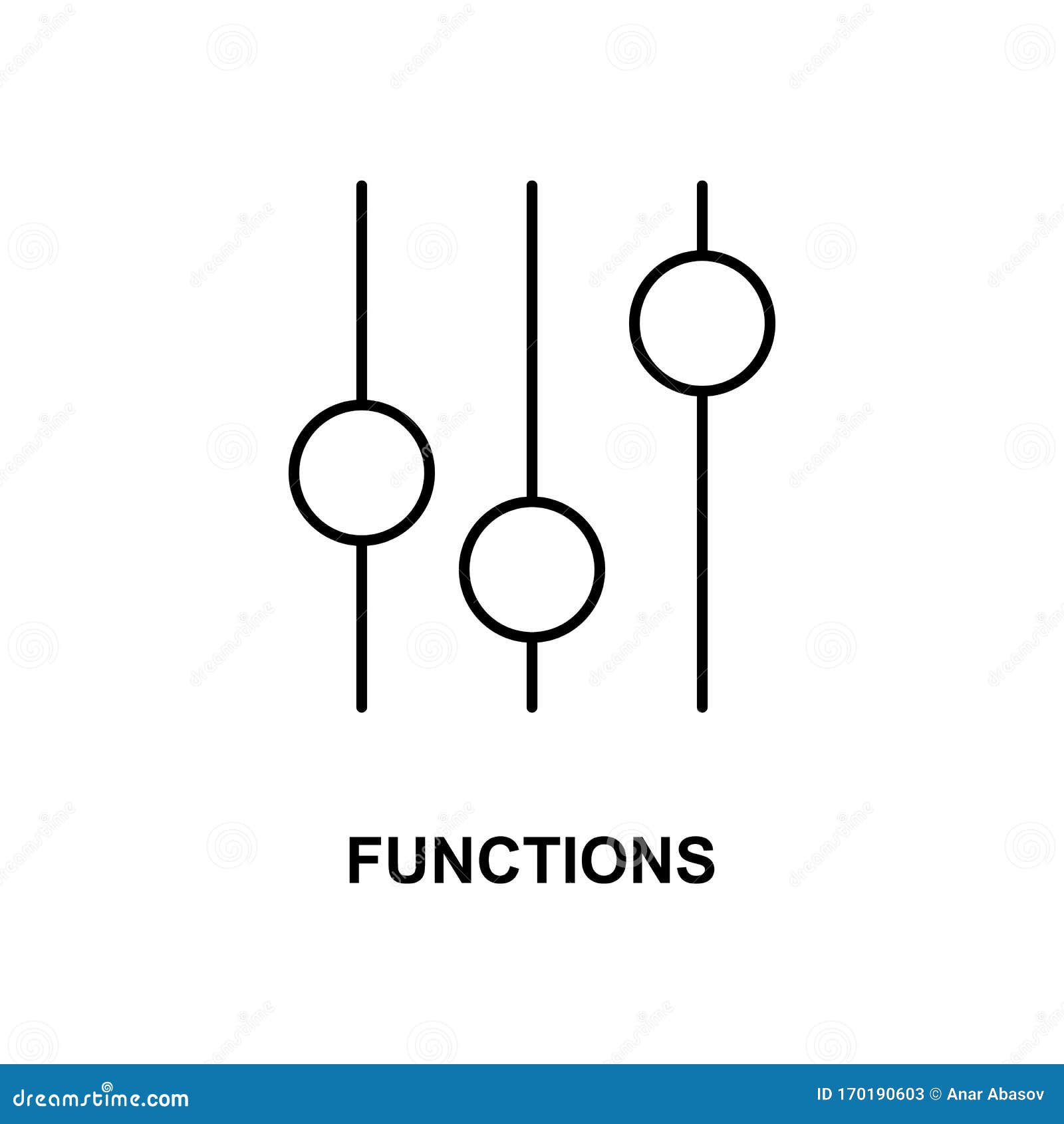 Function Sign Icon. Element of Simple Web Icon with Name for Mobile ...