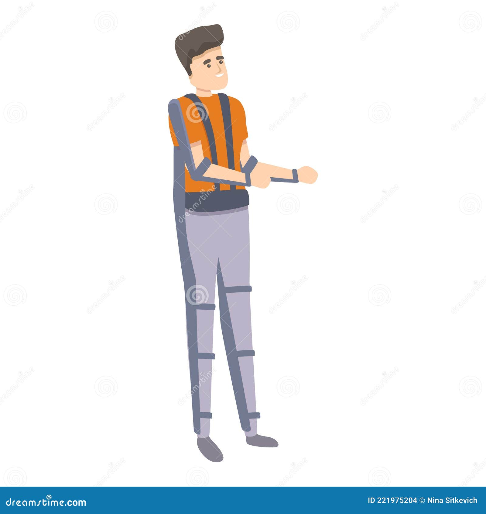 Exoskeleton Icon. Trendy Exoskeleton Logo Concept On White Background ...