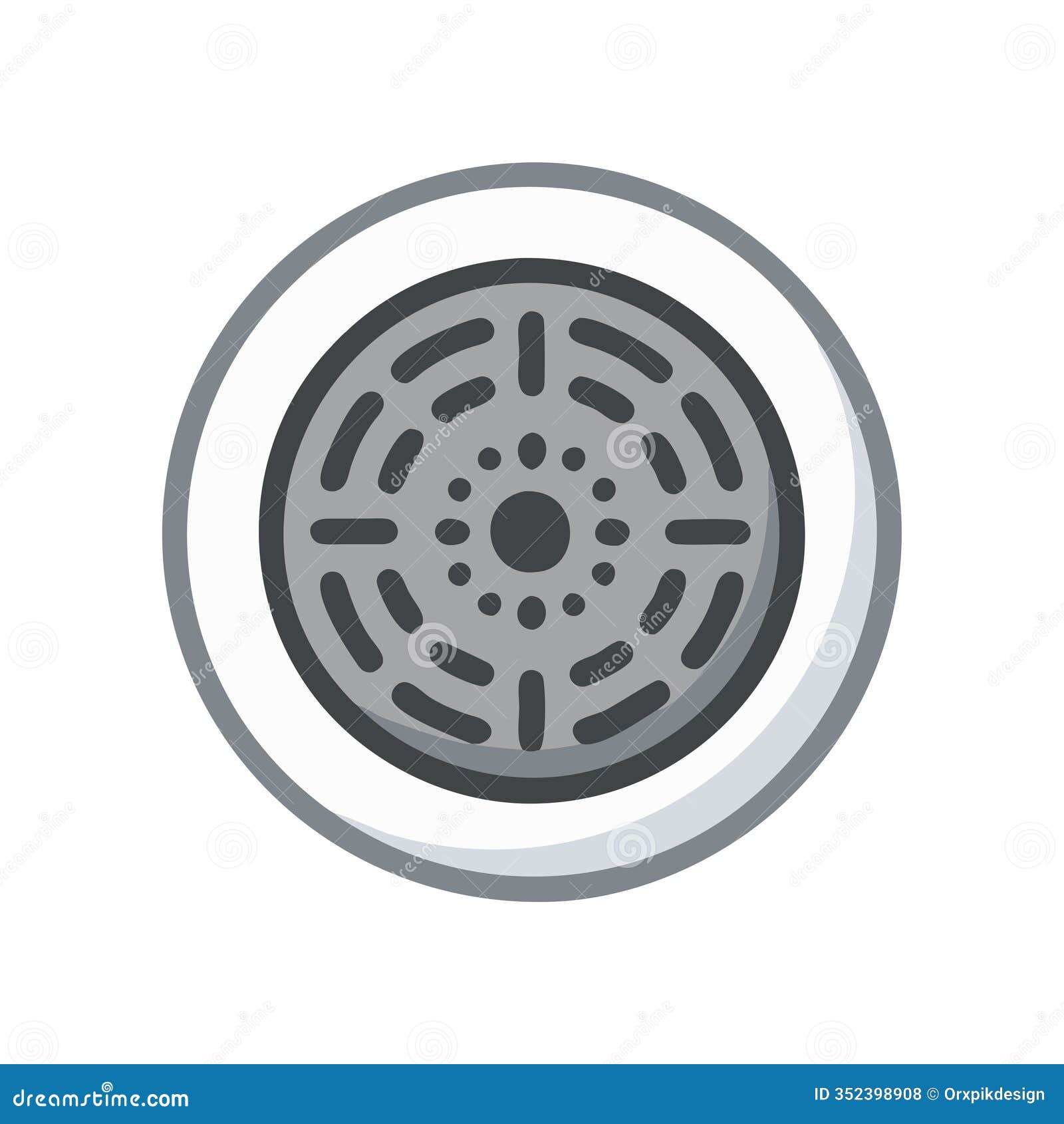Floor Drain Equipment Cartoon Vector | CartoonDealer.com #193108797