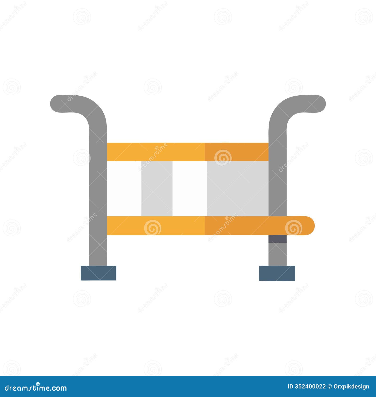 Functional Handrail Design for Accessibility Stock Illustration ...