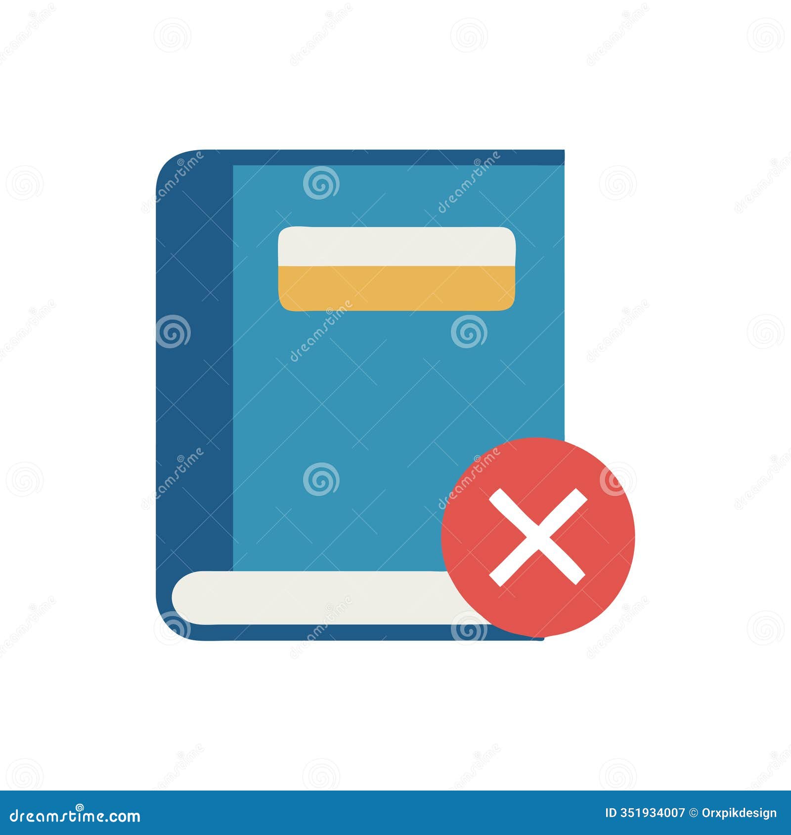 Functional Closed Book Icon for Education Stock Vector - Illustration ...
