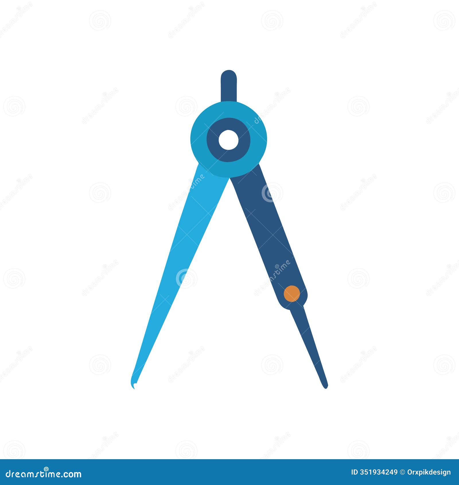 Functional Compass Needle Icon Stock Vector - Illustration of vector ...