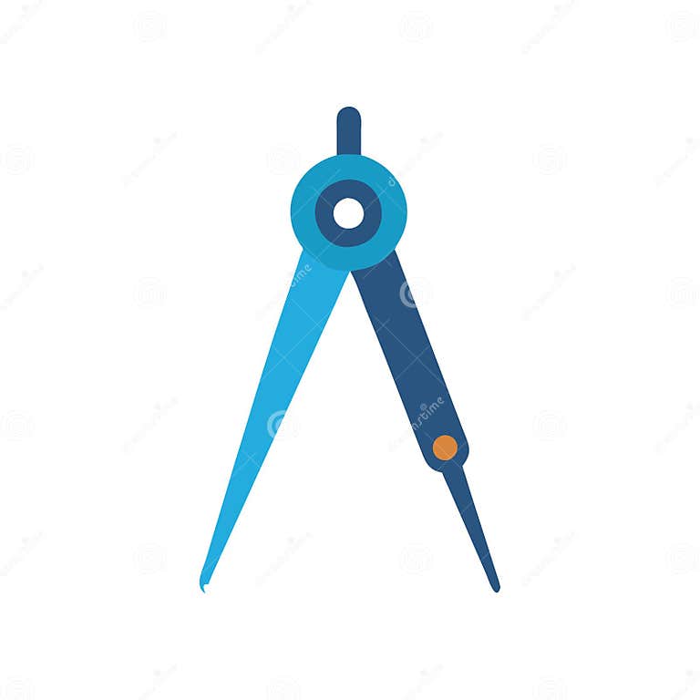 Functional Compass Needle Icon Stock Vector - Illustration of vector ...
