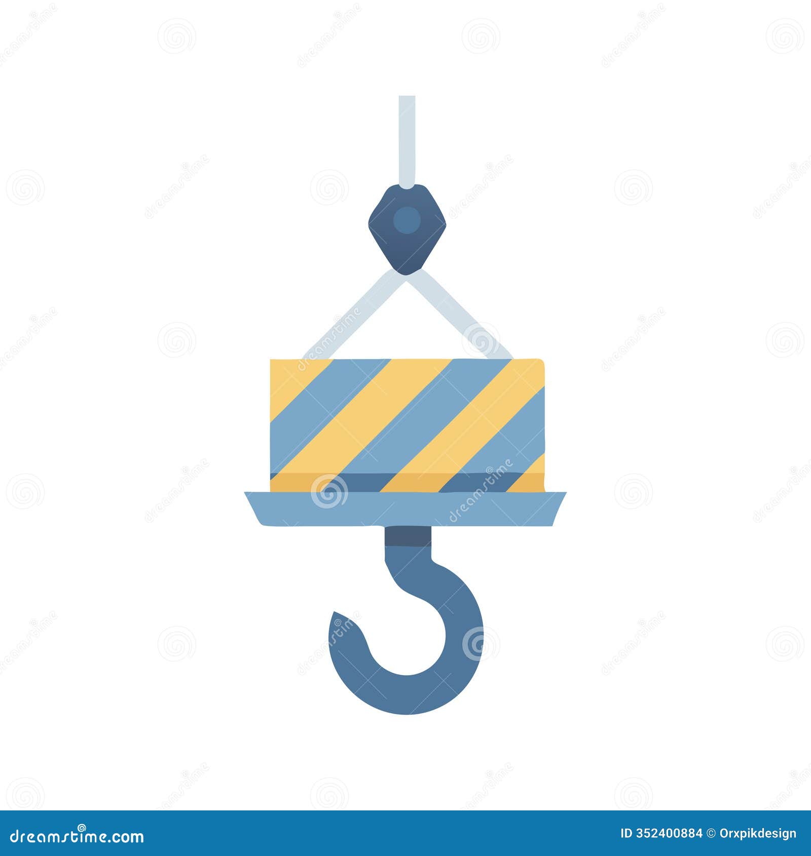Functional Lifting Hook Design for Safety Stock Illustration ...