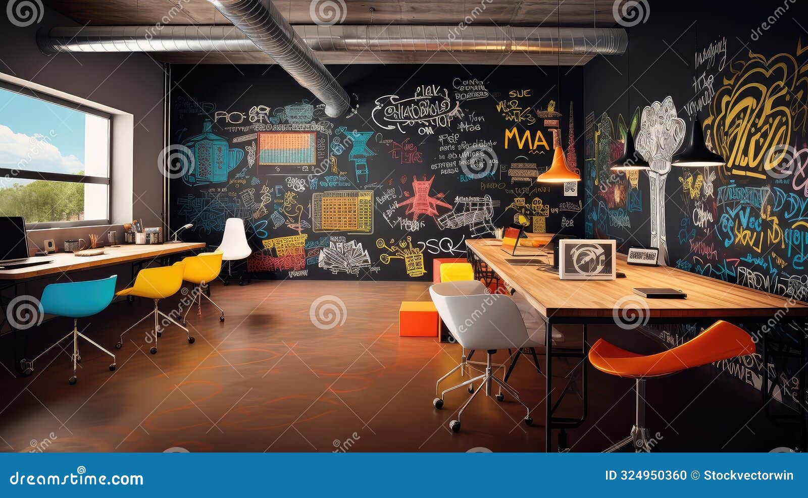 Functional Painting Interior Stock Illustration - Illustration of ...