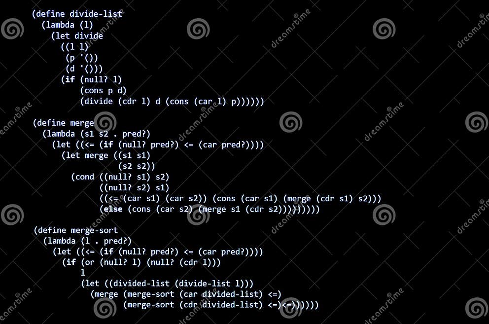 Functional Programming Code - Declarative Paradigm Stock Photo - Image ... Functional Programming Code - Declarative Paradigm Stock Photo - Image ...