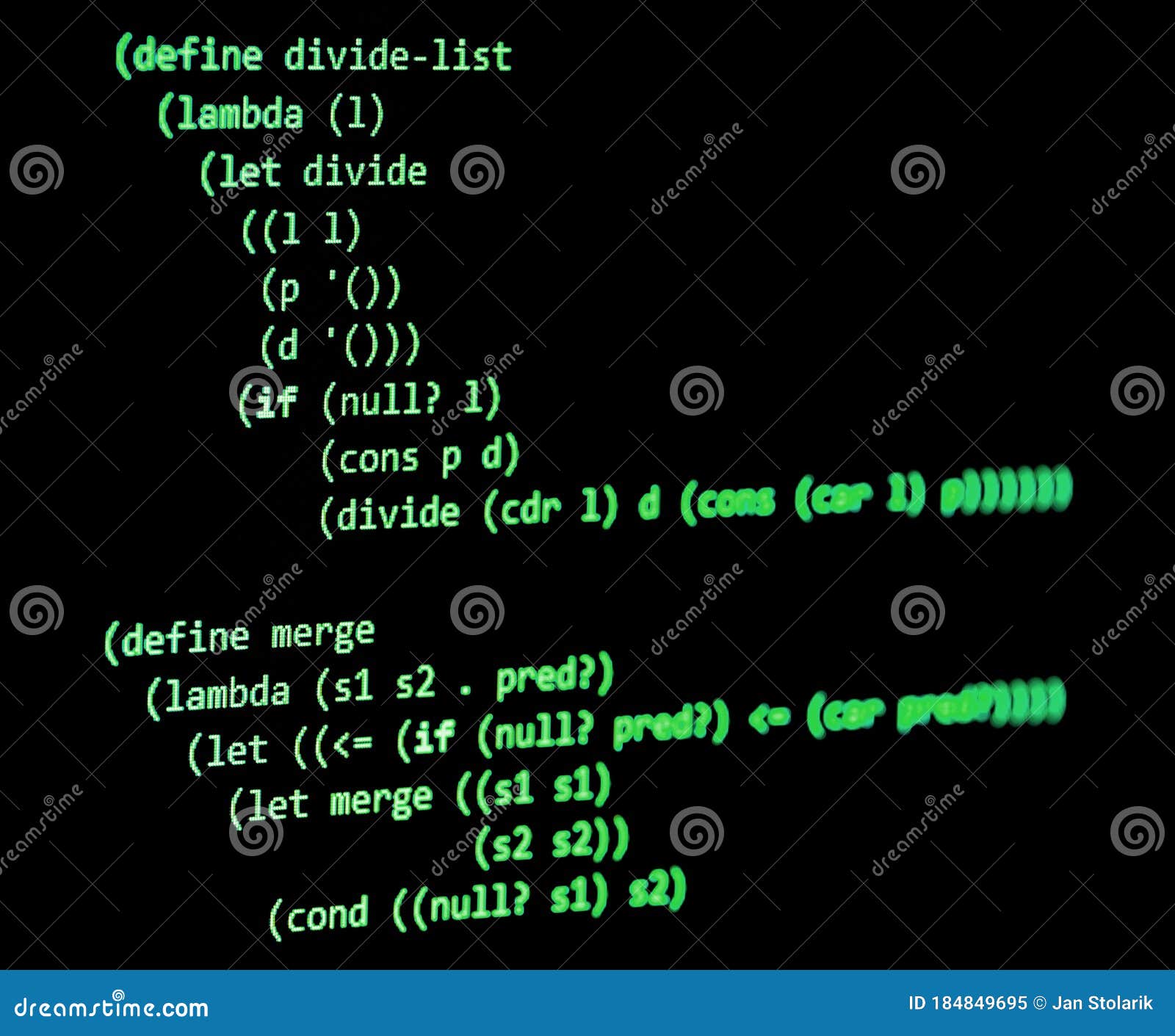 Functional Programming Code - Declarative Paradigm, Green Color Stock ... Functional Programming Code - Declarative Paradigm, Green Color Stock ...