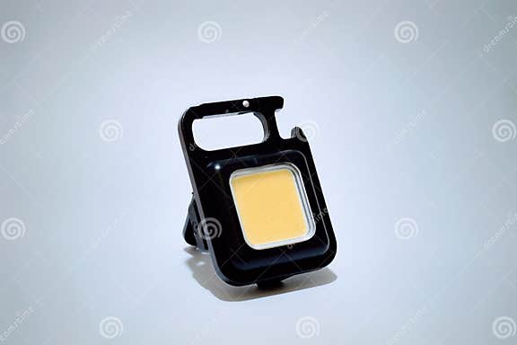 Functional Rectangular Flashlight Stock Photo - Image of multimedia ...