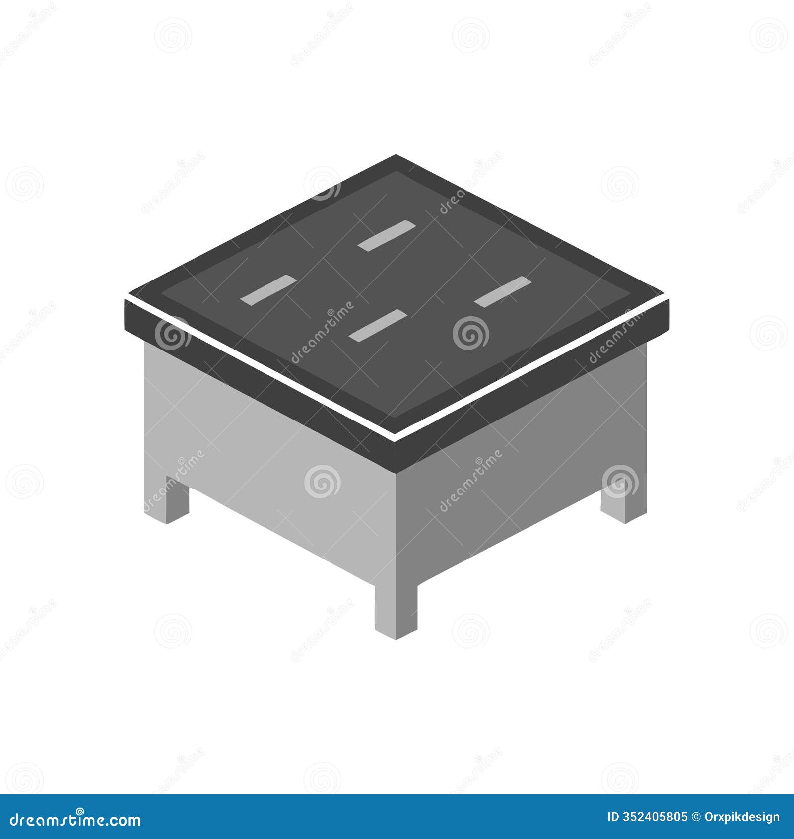 Functional Tar Roof Design For Building Projects Cartoon Vector ...