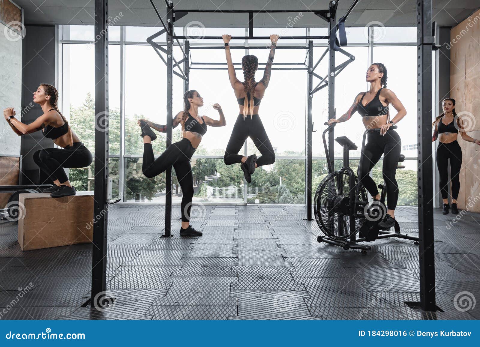 Functional Training Collage Stock Photo - Image of muscular, beautiful ...