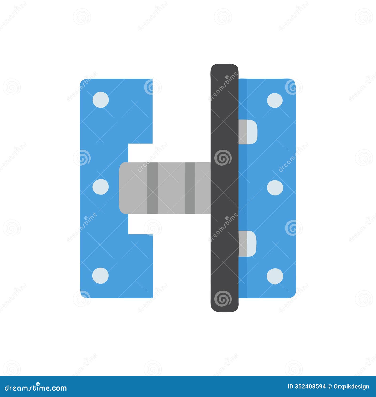 Functional Window Hinge Icon for Modern Windows Stock Illustration ...