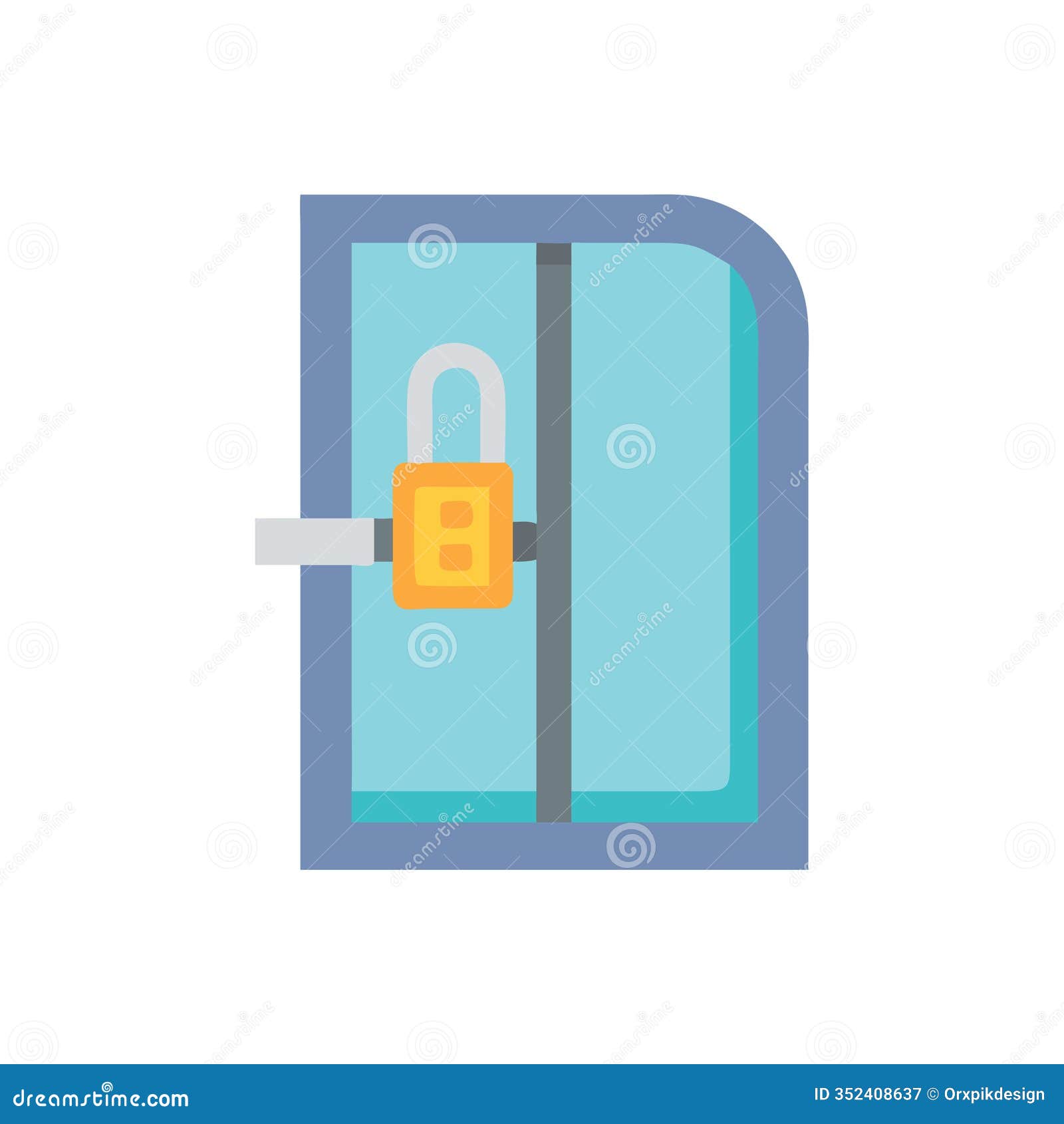 WI-FI Safety Lock Icons - Retro Hipster Vector Illustration - Isolated ...