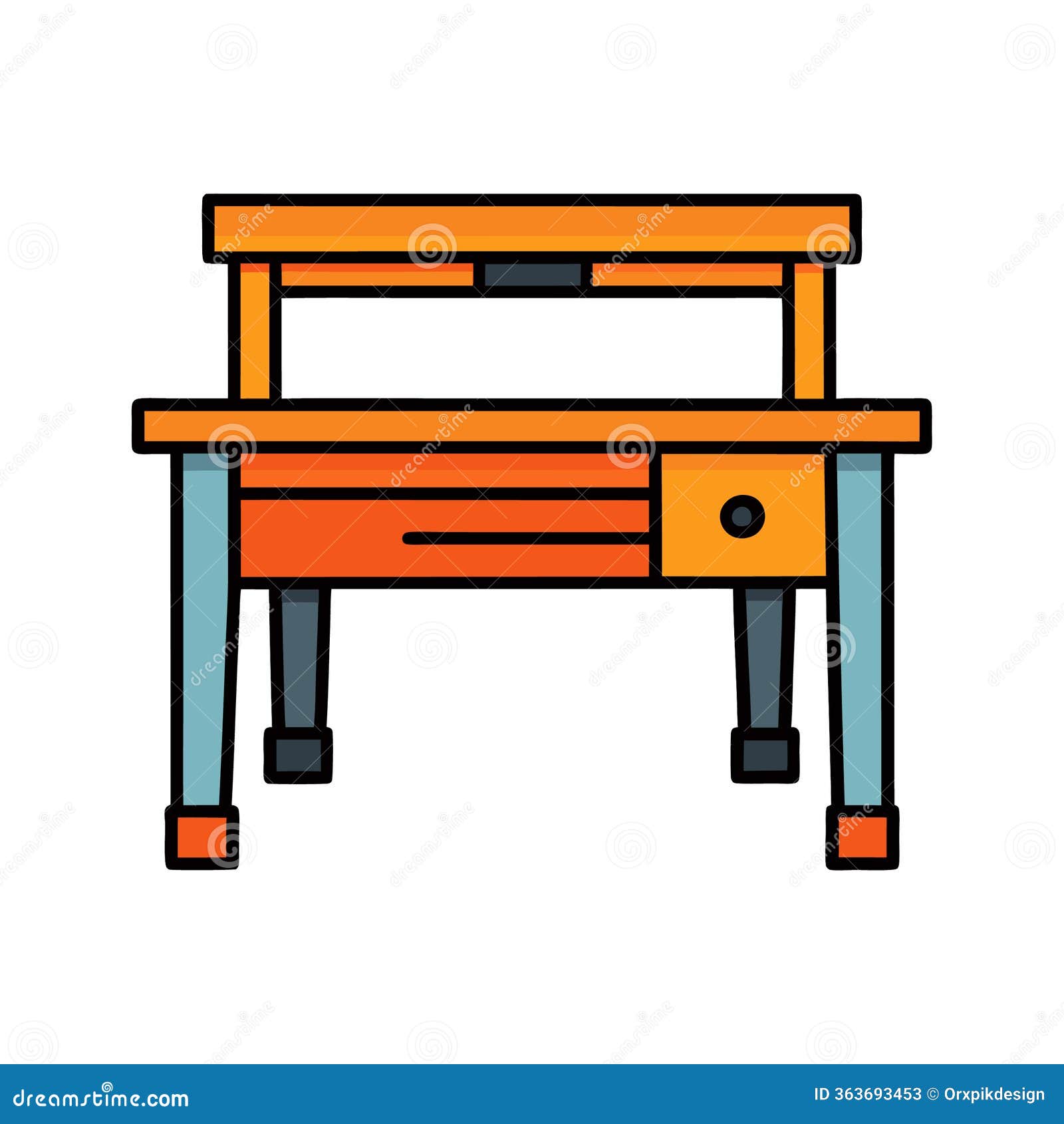 Functional Workbench Icon For DIY Projects Vector Illustration ...