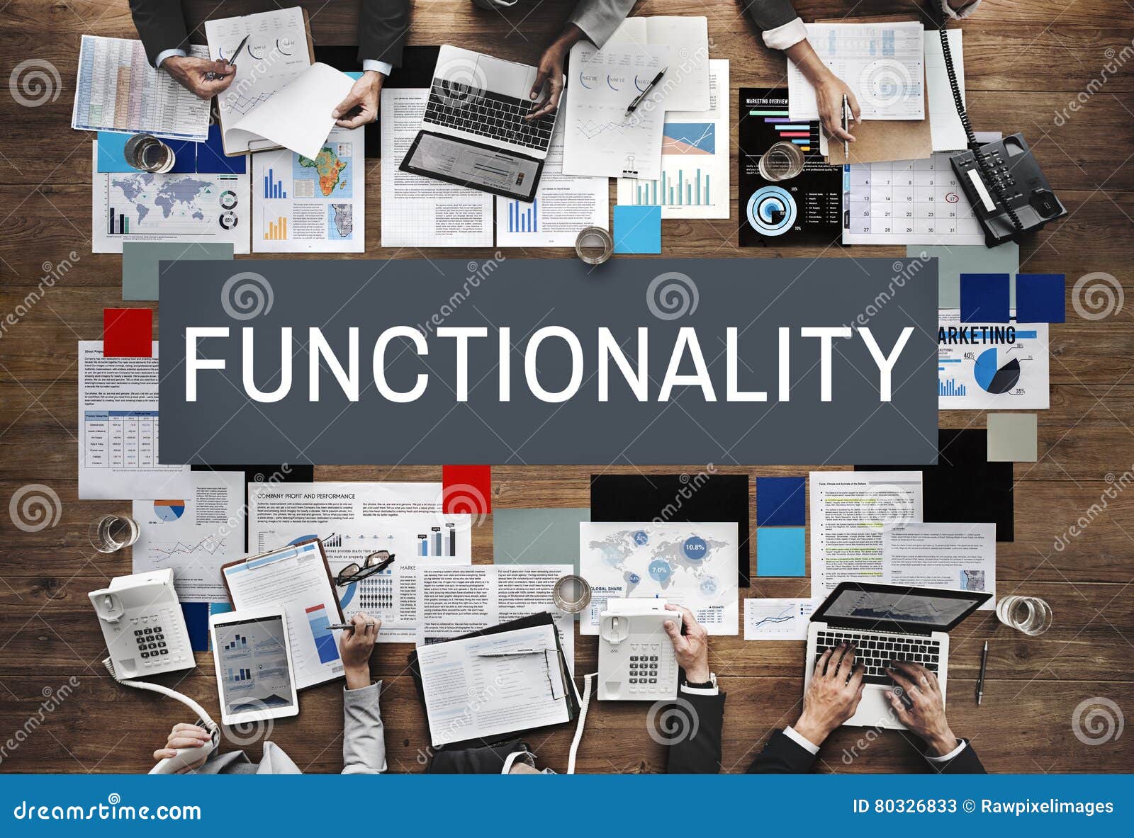 Functionality Digital Computer System Practical Concept Stock Image ...