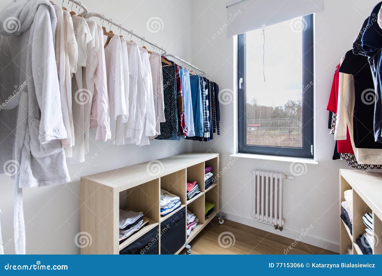 Functionality and Light Create the Perfect a Dressing Room Stock Photo ...