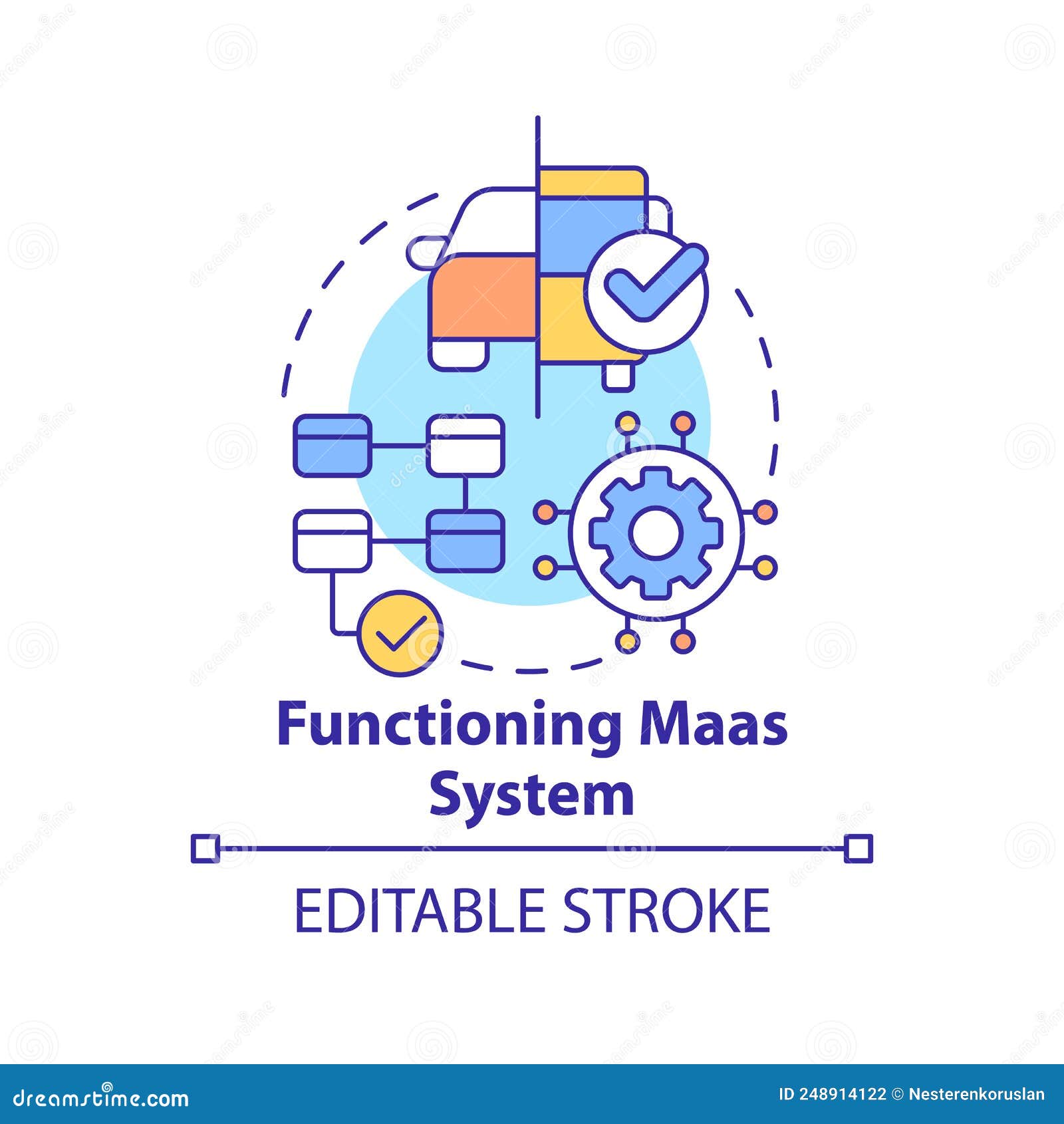 Mix Icon For Introduction, People And Corporate Cartoon Vector ...