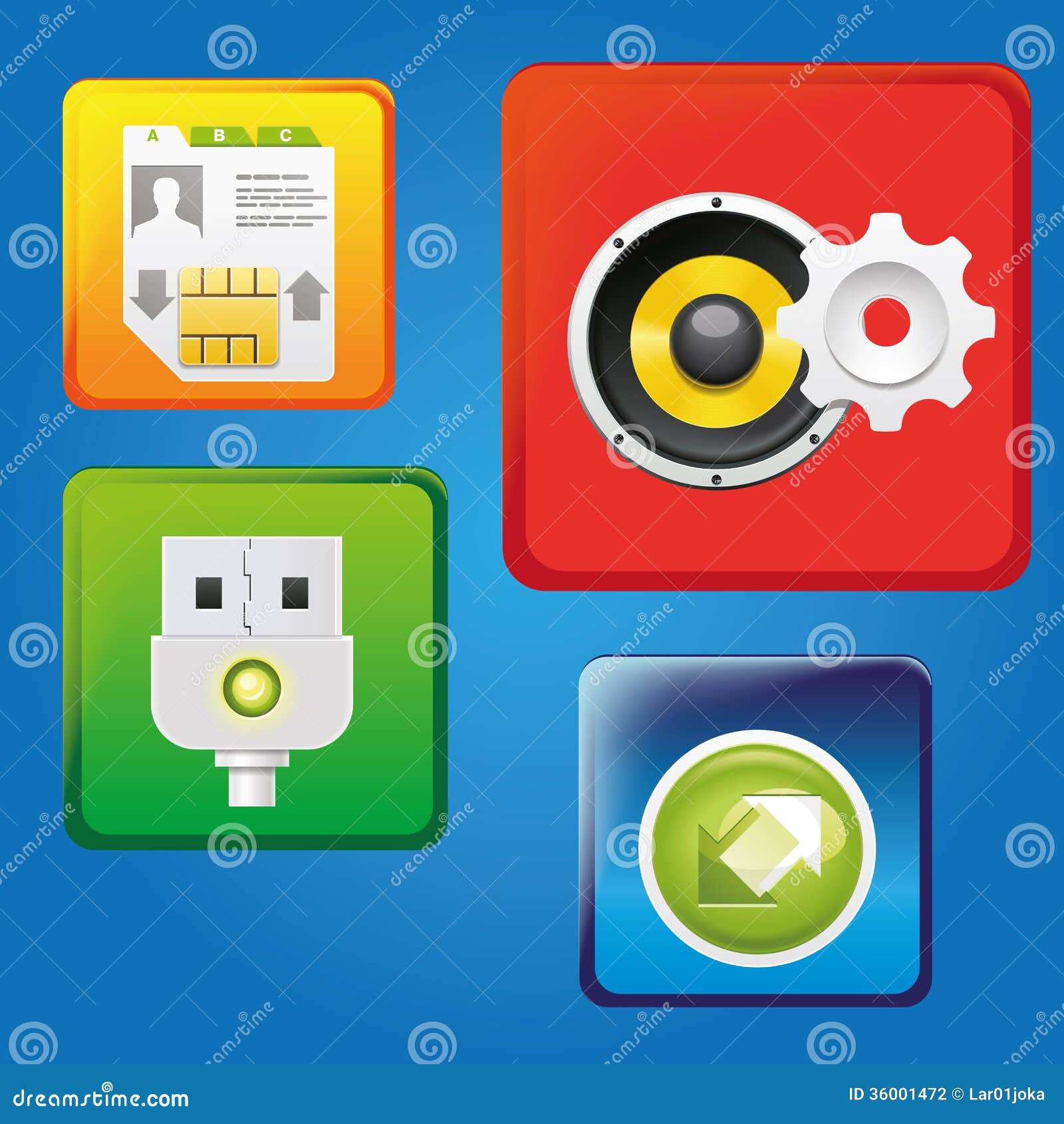 Functions stock vector. Illustration of energy, access - 36001472