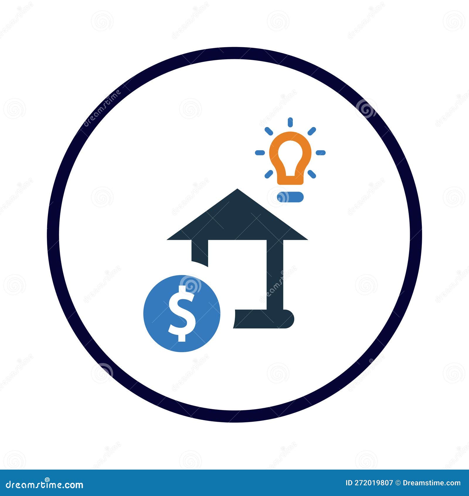 Fund, Money, Idea, Bank, Bank Loan Idea Icon Stock Vector ...
