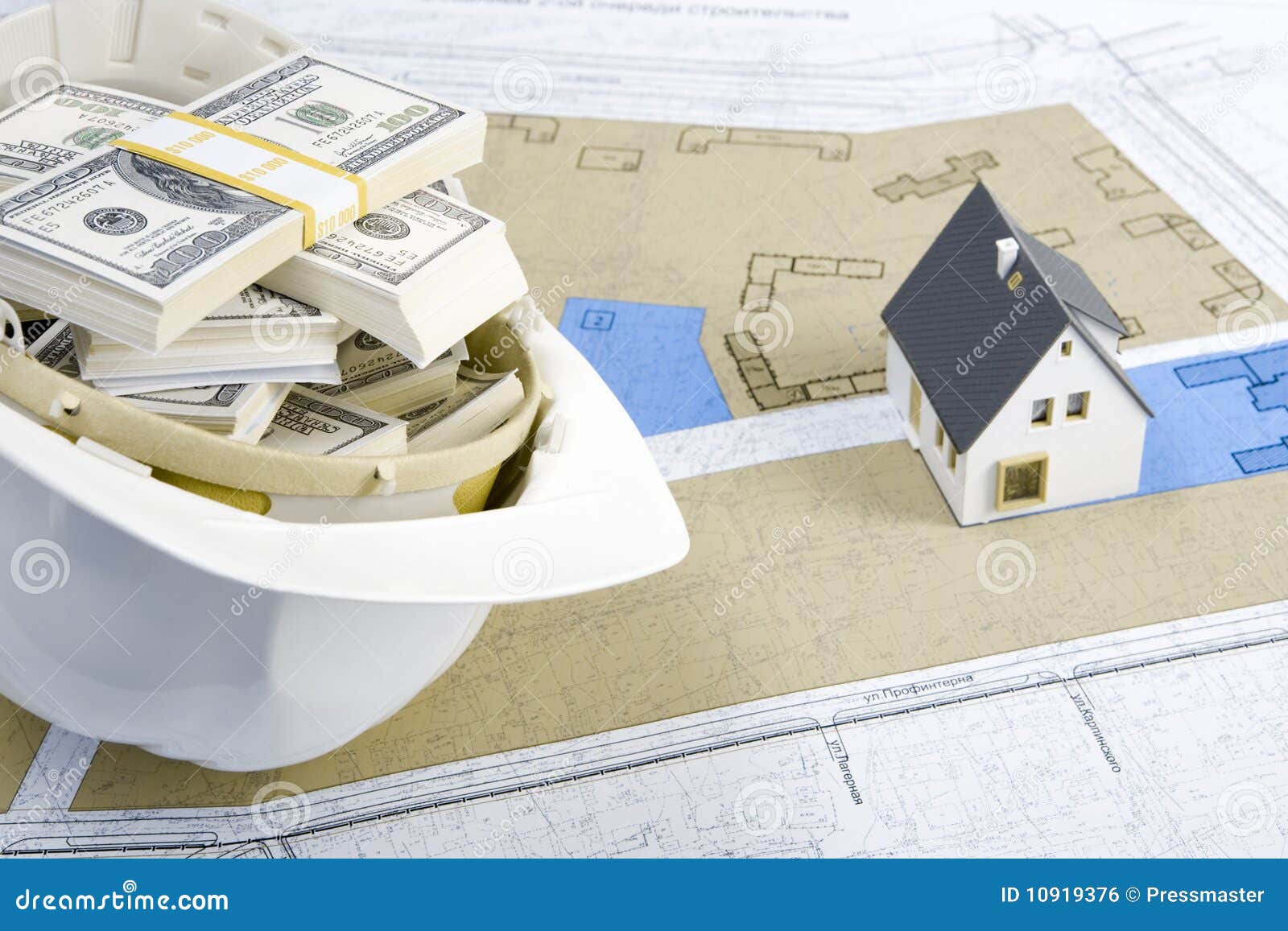 Fund for new construction stock photo. Image of economics - 10919376
