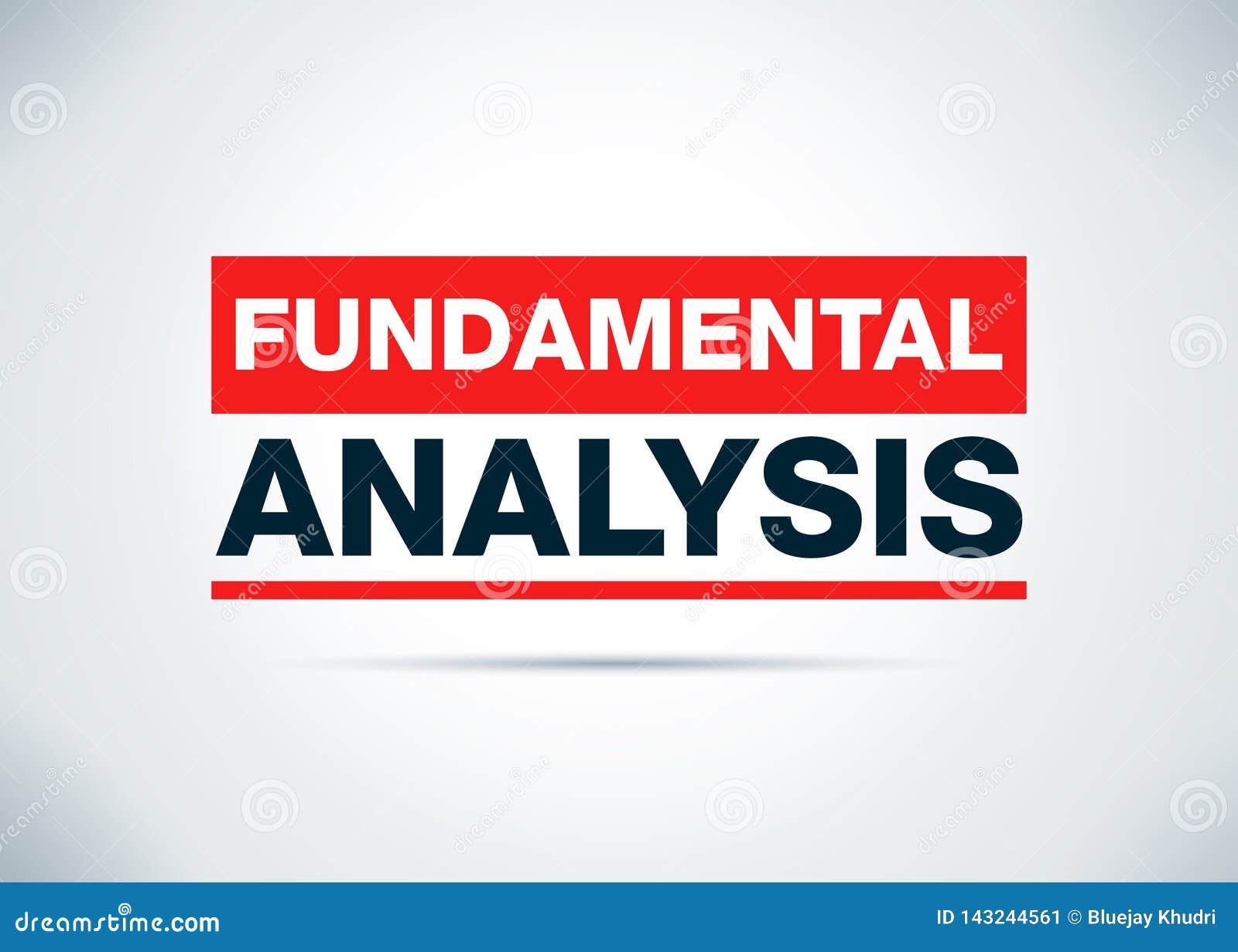 Fundamental Analysis Abstract Flat Background Design Illustration Stock ...