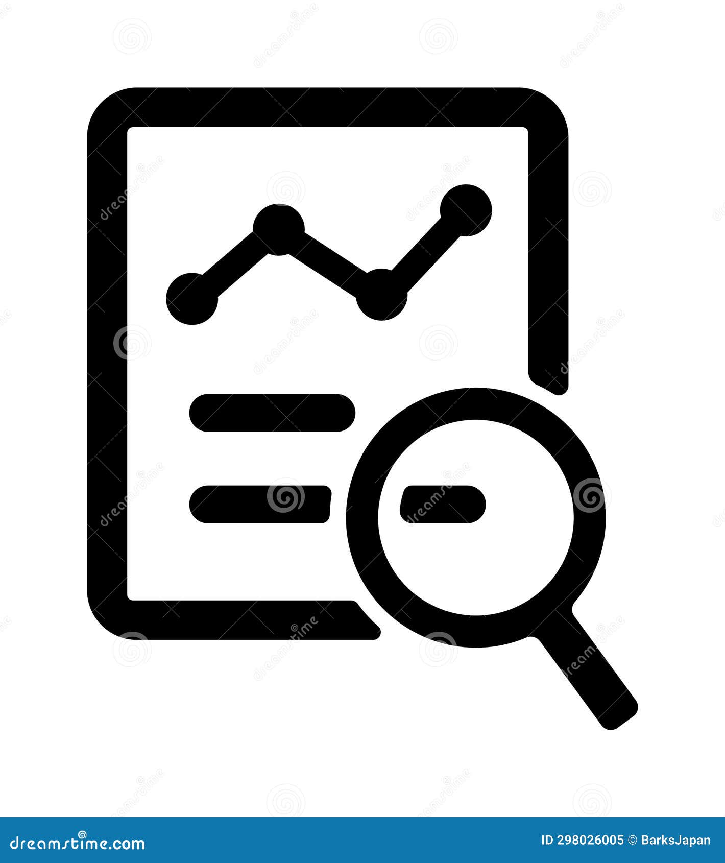 Fundamental Analysis Icon Illustration Stock Vector - Illustration of ...