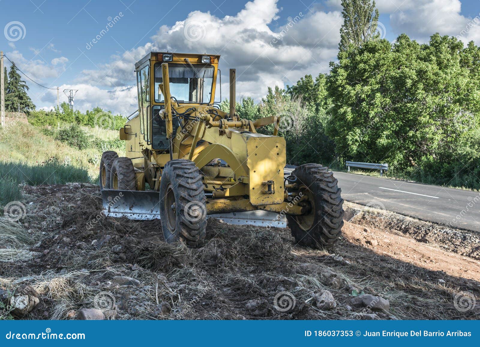 Fundamental Bulldozer Machine in the Construction Industry Stock Image ...