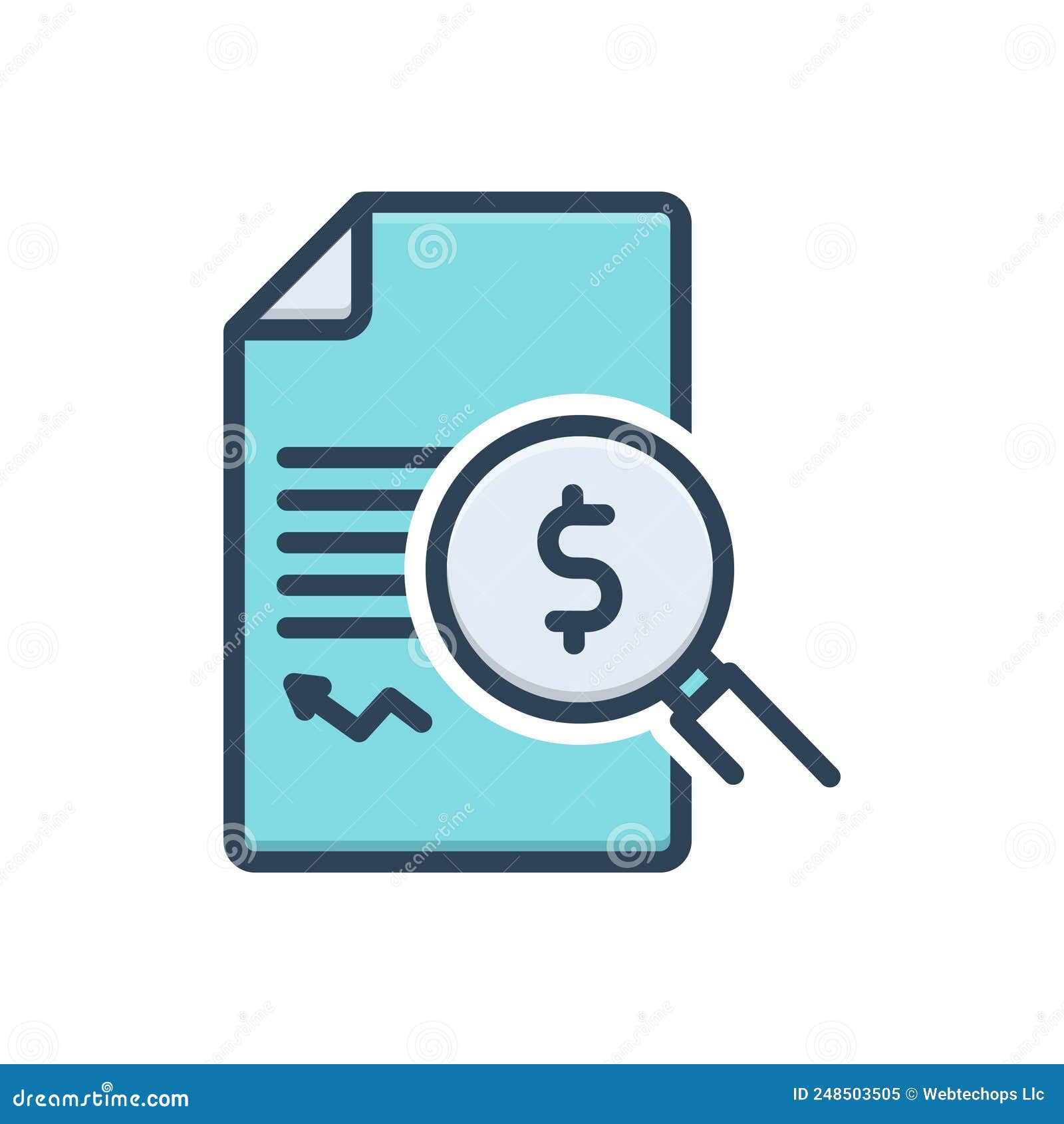 Color Illustration Icon for Fundamental, Basic and Document Stock ...