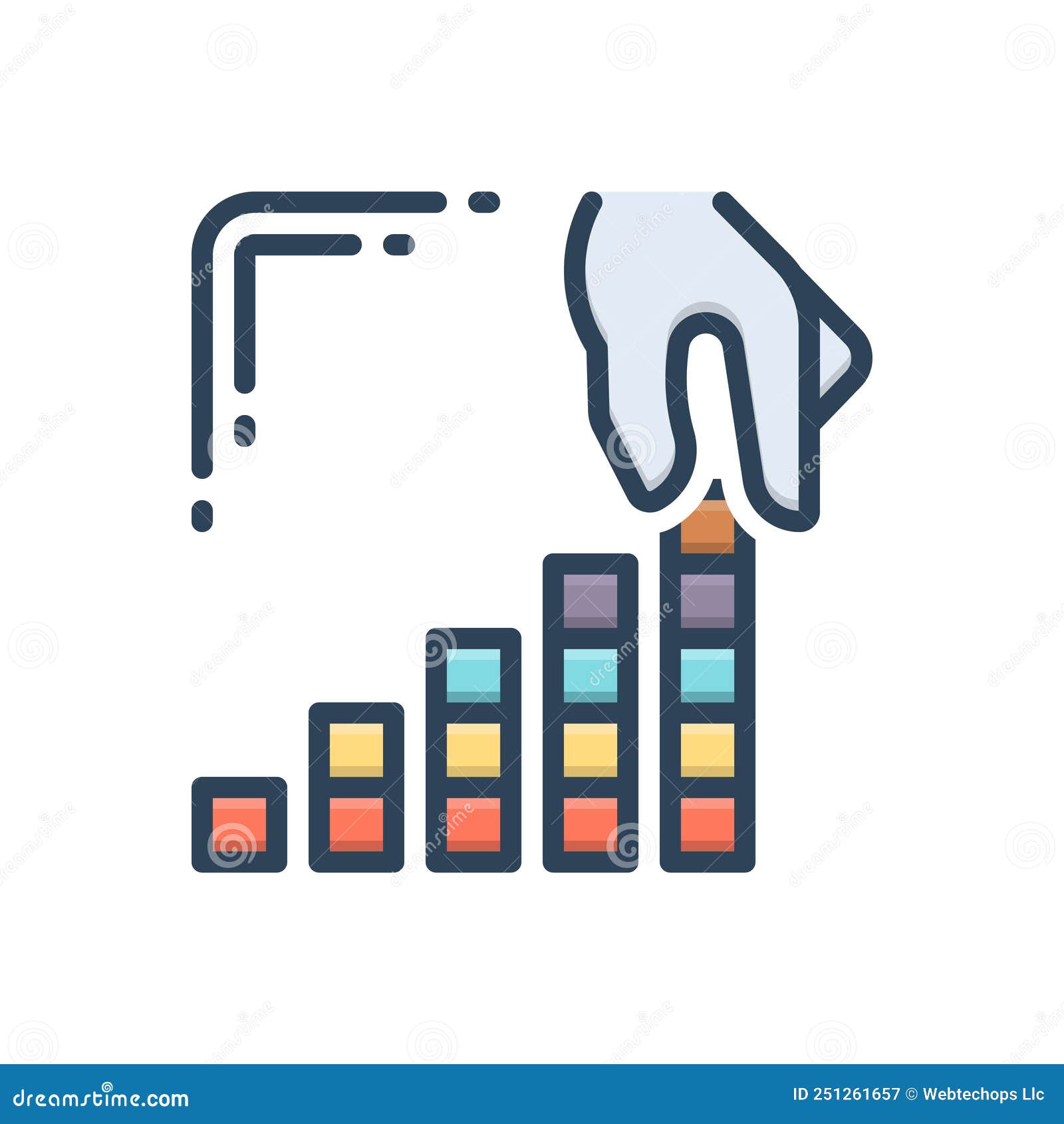 Color Illustration Icon for Fundamental, Basic and Foundation Stock ...