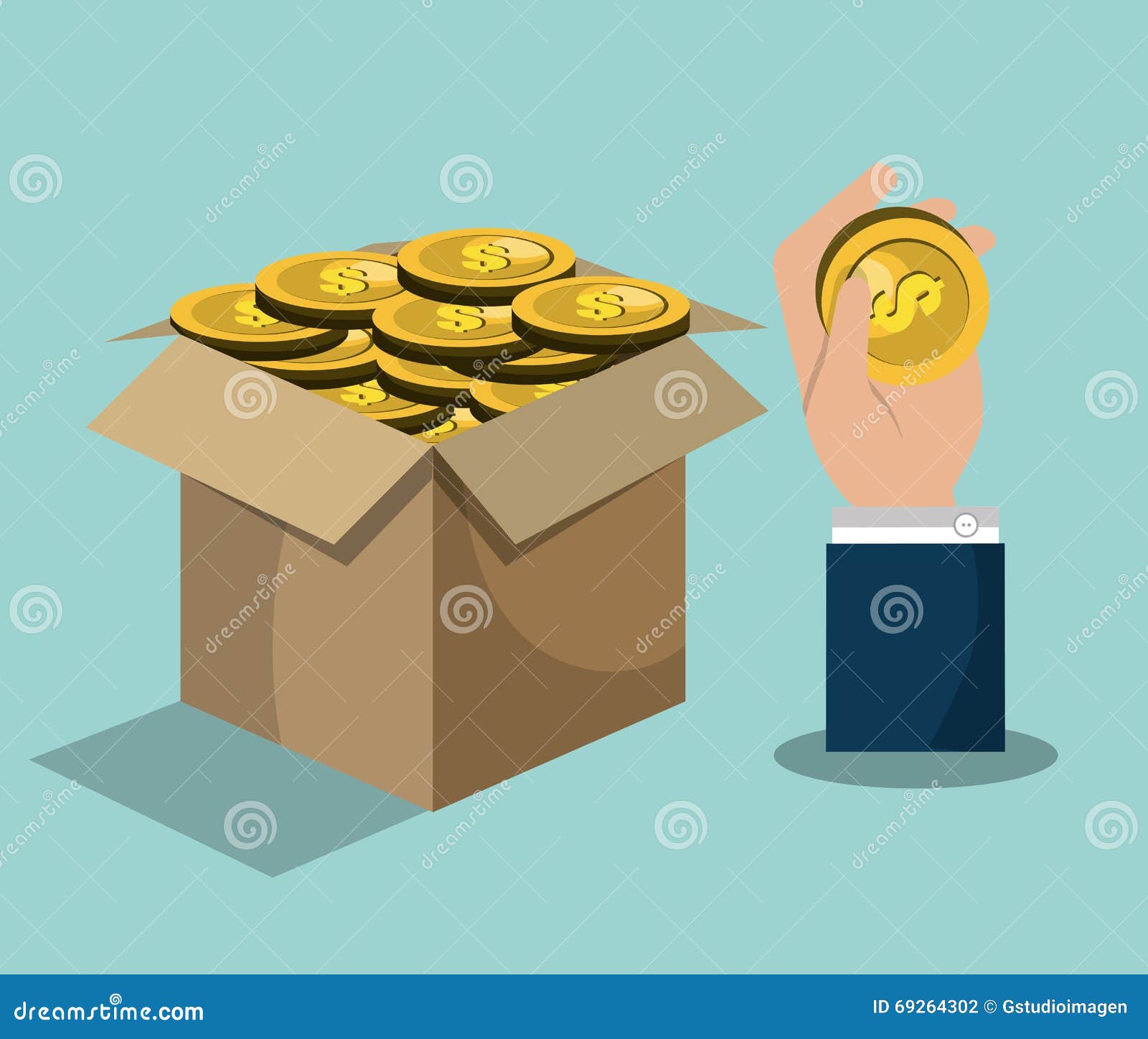 Funding concept design stock illustration. Illustration of social ...