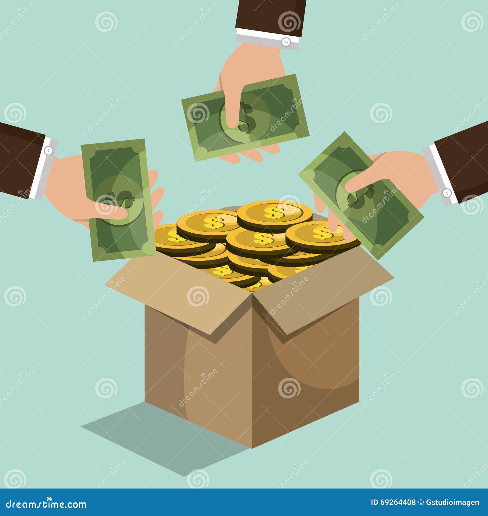 Funding concept design stock illustration. Illustration of success ...