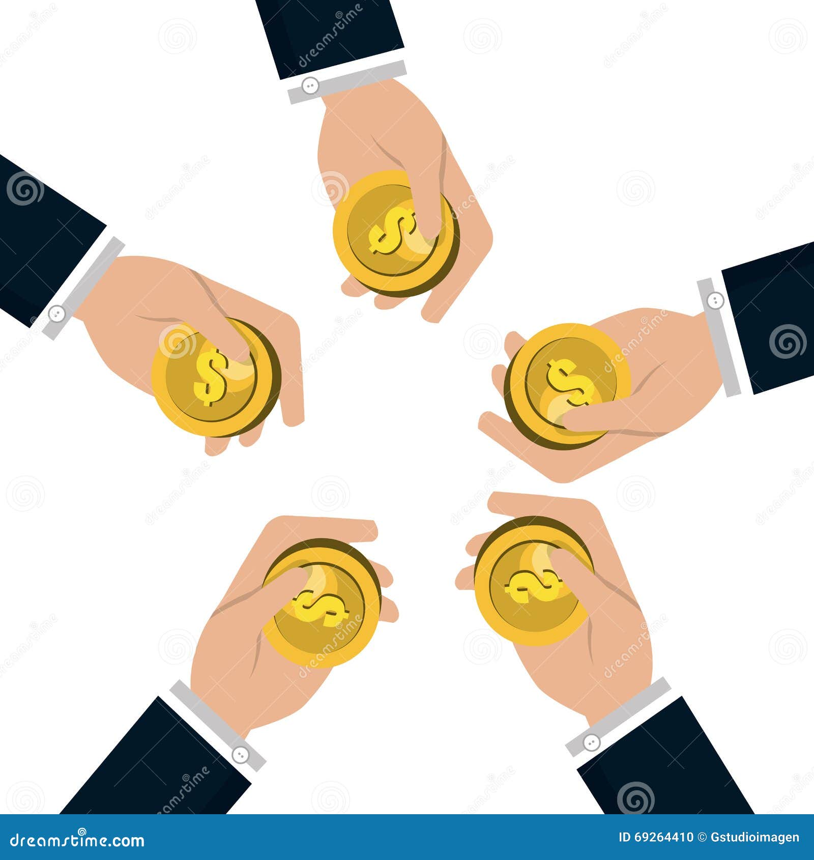 Funding concept design stock illustration. Illustration of investing ...
