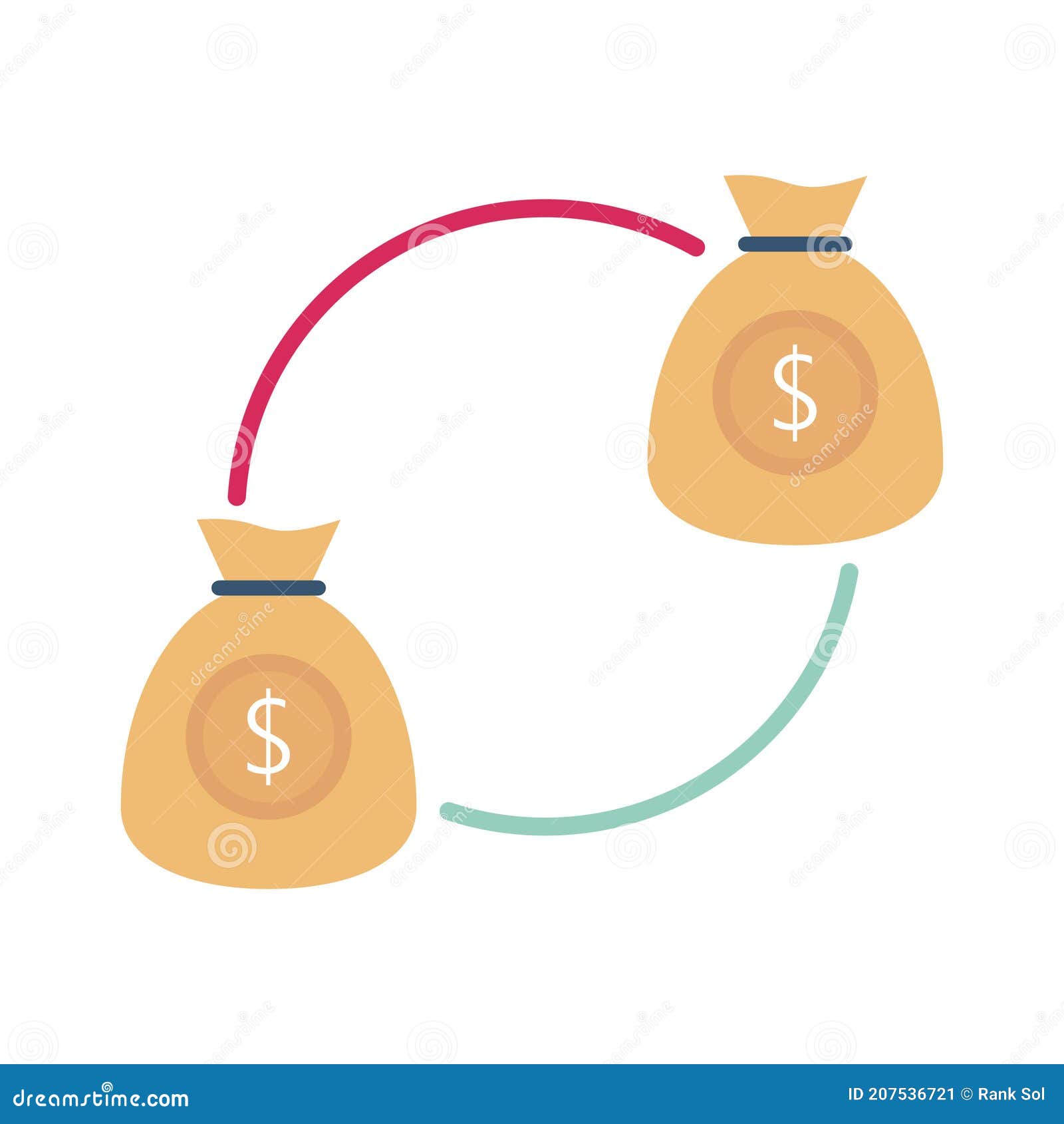 Funding Source Flat Vector Icon Which Can Easily Modify or Edit Stock ...