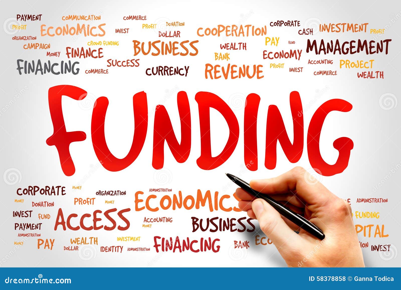 Funding stock photo. Image of collective, crowdfunding - 58378858