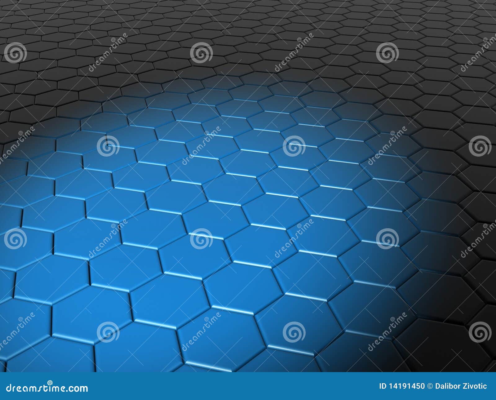 Fundo 3d azul ilustração stock. Ilustração de perpendicular - 14191450