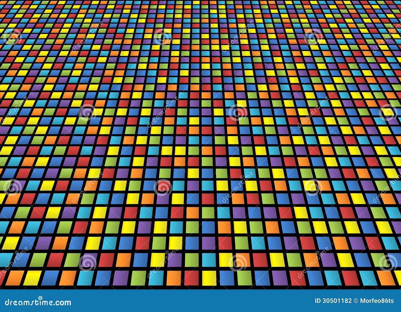 Fundo Abstrato De Quadrados Coloridos Ilustração Stock - Ilustração de ...