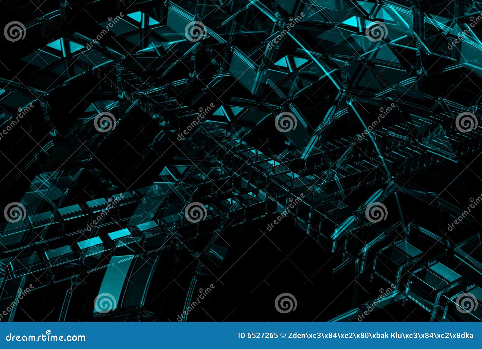 Fundo abstrato do azul 3D ilustração stock. Ilustração de tecnologia ...