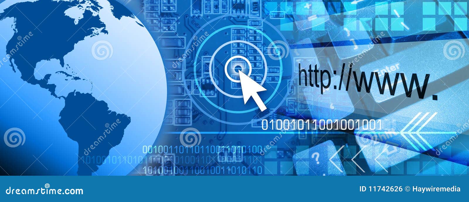 Fundo Abstrato Do Computador Do Internet Ilustração Stock - Ilustração ...