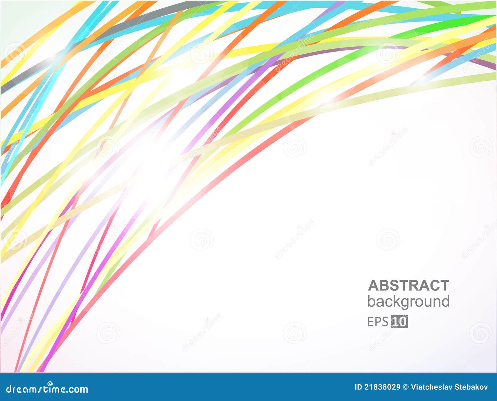 Fundo Abstrato. Linhas Coloridas Ilustração do Vetor - Ilustração de ...