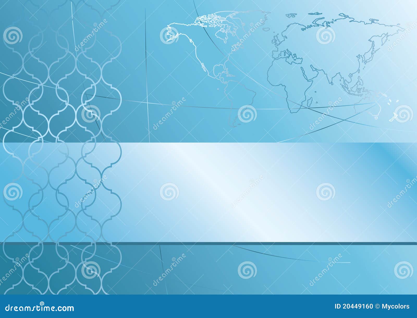 Fundo Azul Abstrato Com Mapa - Eps Ilustração do Vetor - Ilustração de ...